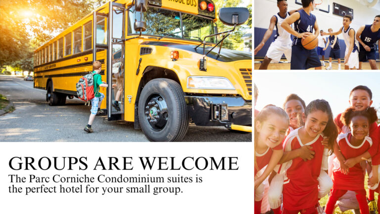 Group Bookings - Parc Corniche